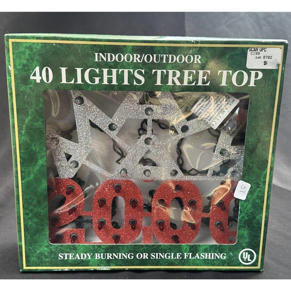 T.O.P. | Holiday | 4 Light Tree Top 2000 Millennial Y2k Christmas Tree ...